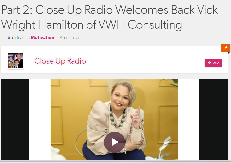 Watch Vicki - Vicki Wright Hamilton